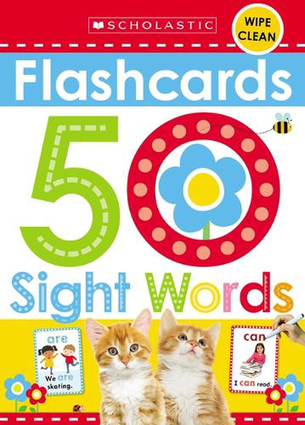 Scholastic Early Learners: 50 Sight Words Flashcards: Scholastic Early ...