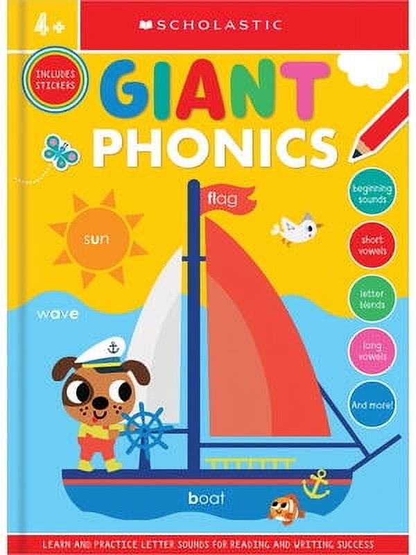 Scholastic Early Learners: Giant Phonics Workbook - Walmart.com