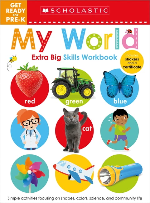 Scholastic Early Learners My World Get Ready for Pre-K Workbook ...