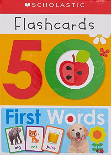 Pre-Owned 50 First Words Flashcards: Scholastic Early Learners ...