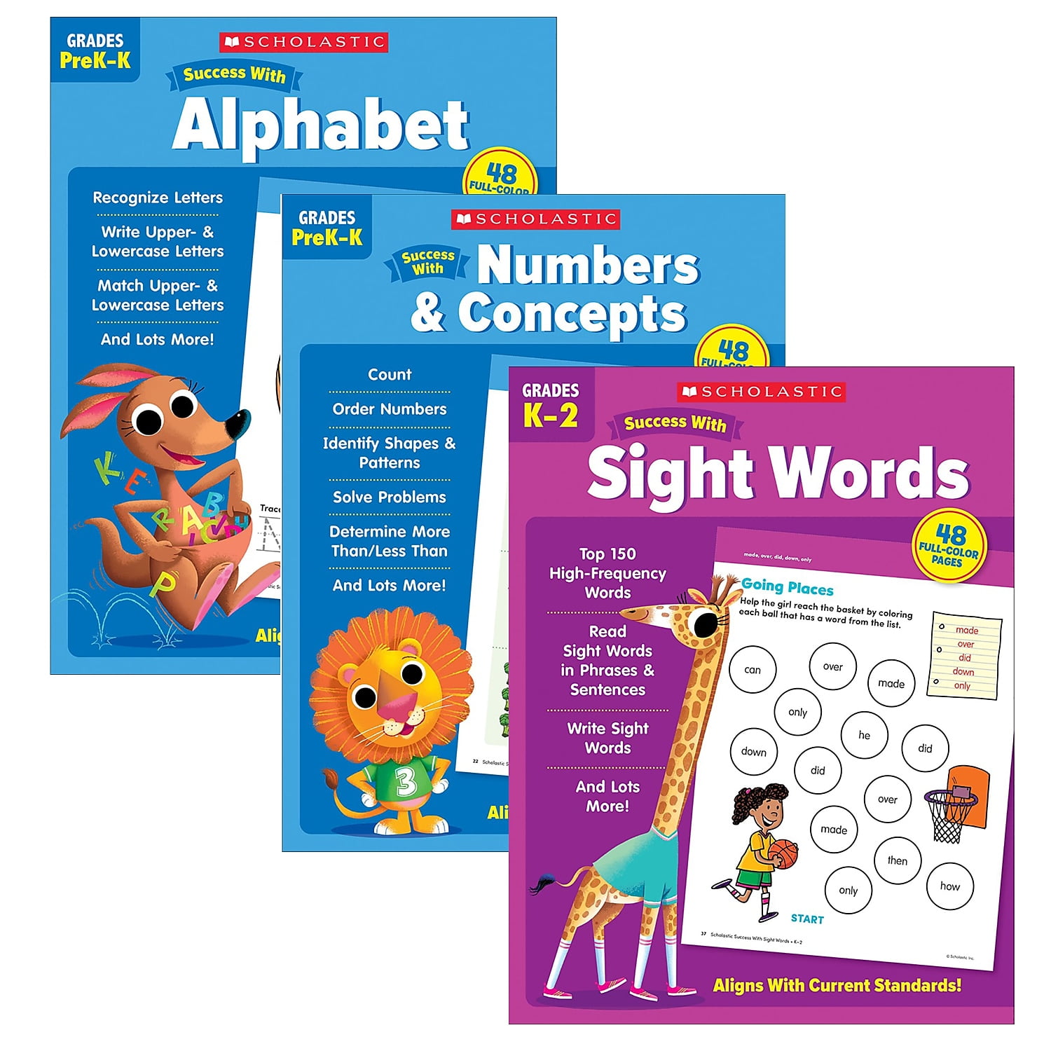 Scholastic Early Learning Success Workbooks 3/Set SC-SWECST1 - Walmart.com
