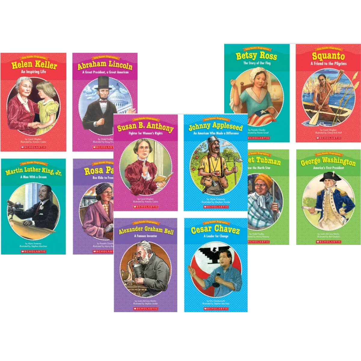 Scholastic Easy Reader Biographies : 12 Biographies : Johnny Appleseed ...