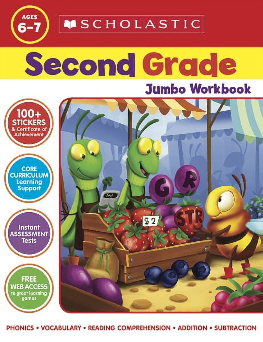 Scholastic Jumbo Workbook, Grade 2 - Walmart.com