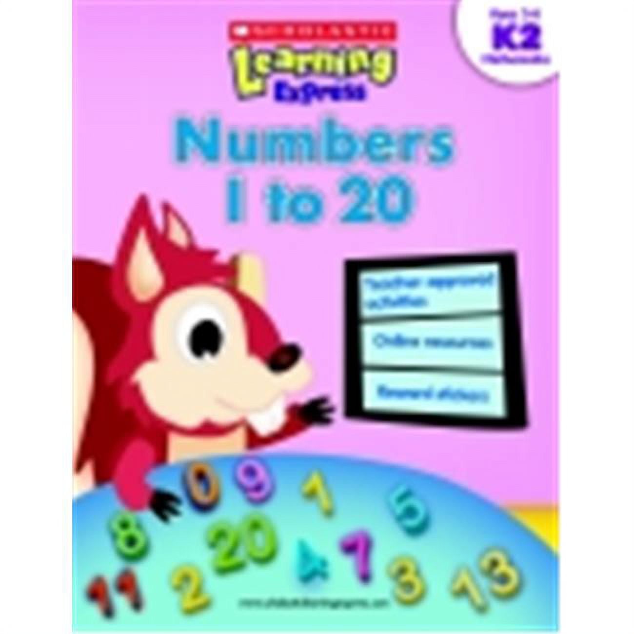 Scholastic Learning Express Numbers 1 To 20, Grades K-2 - Walmart.com
