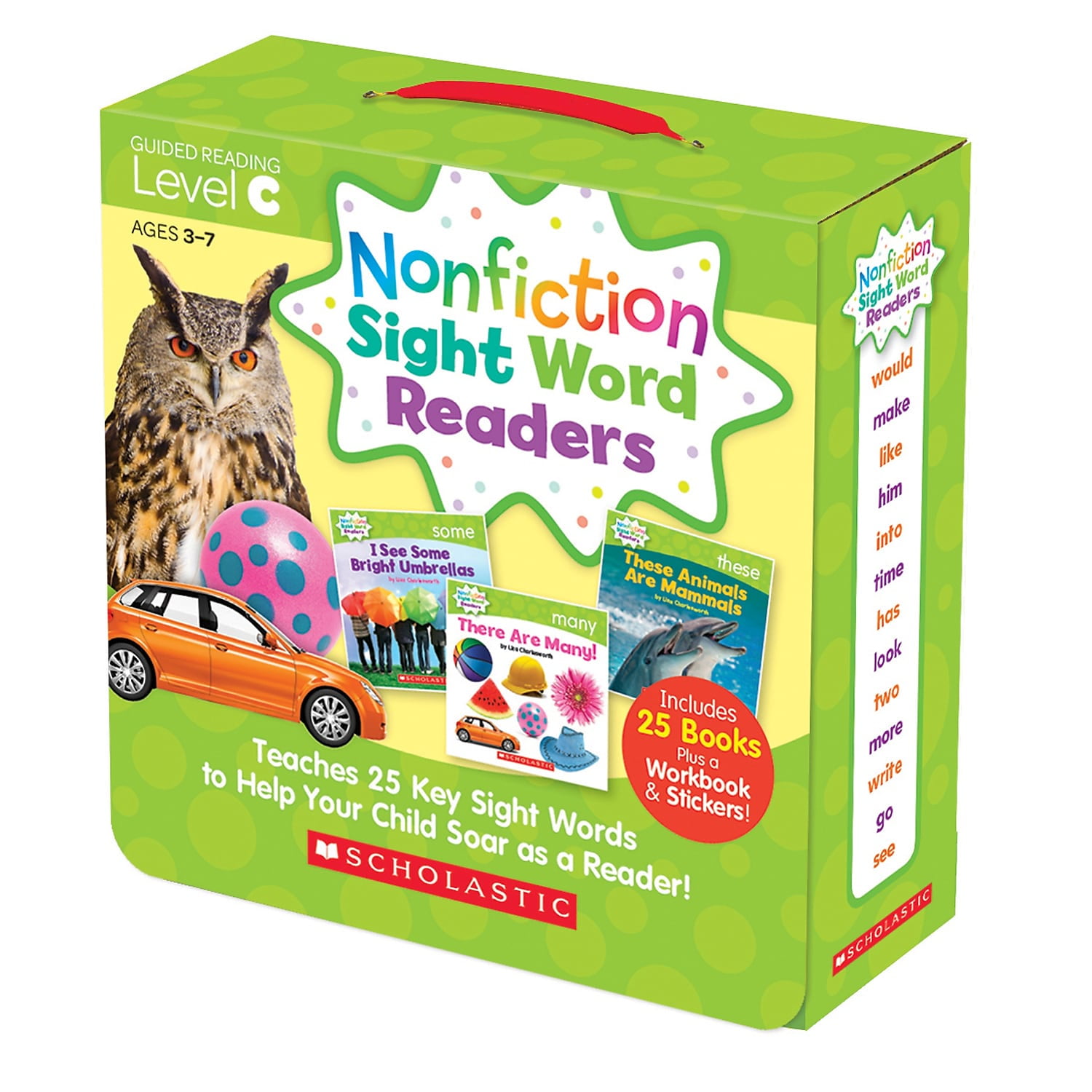 Scholastic Nonfiction Sight Word Readers Set Level C for Grades PreK-1 ...