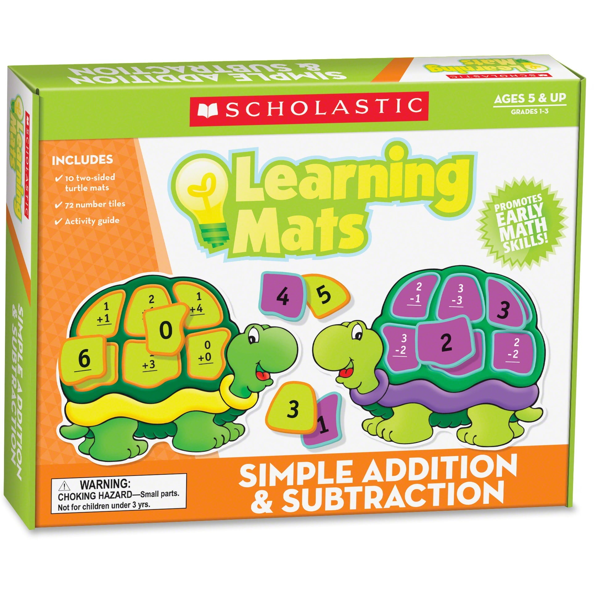Scholastic Res. Grade K-2 Simple Math Learning Mats - Walmart.com