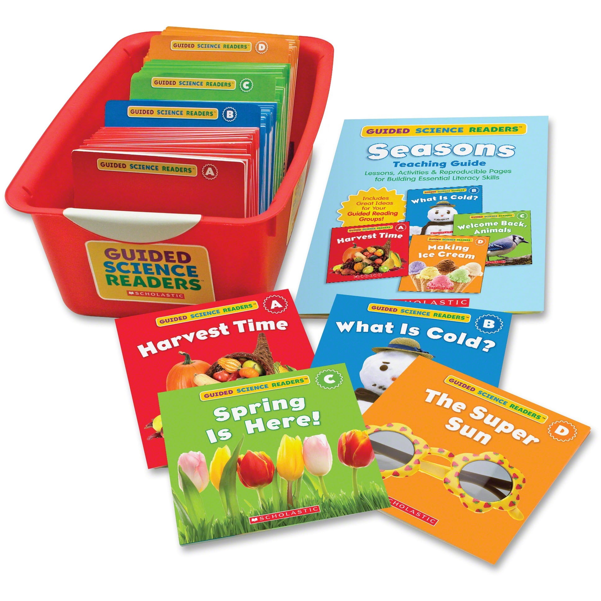 Scholastic Res. PreK Science Reader Seasons Book Set Printed Book by ...