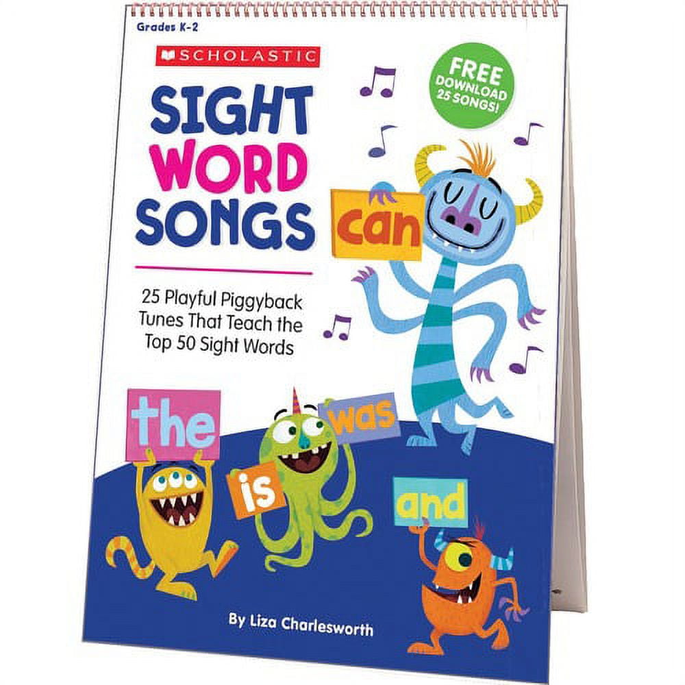 Scholastic Sight Word Songs Flip Chart & CD - Theme/Subject: Fun ...