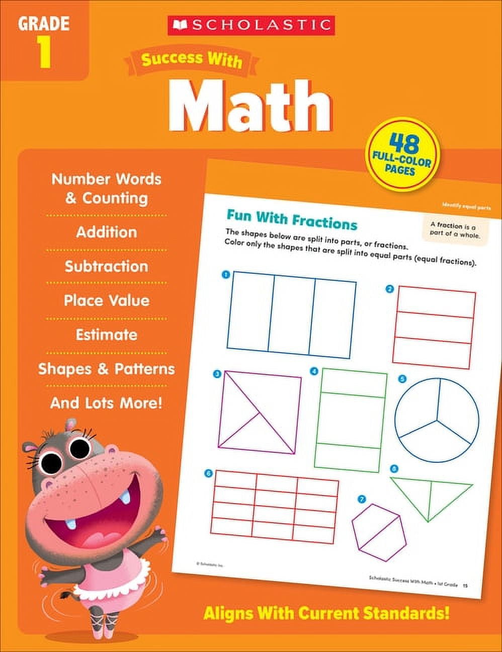 Scholastic Success with Math Grade 1 Workbook, (Paperback) - Walmart ...