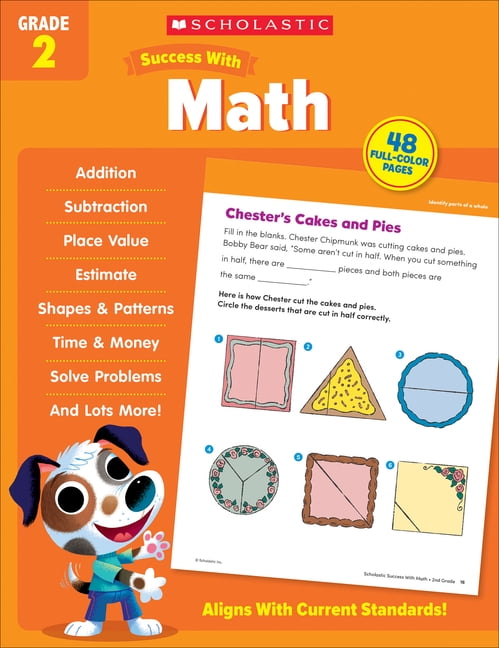 Scholastic Success with Math Grade 2 Workbook, (Paperback) - Walmart.com