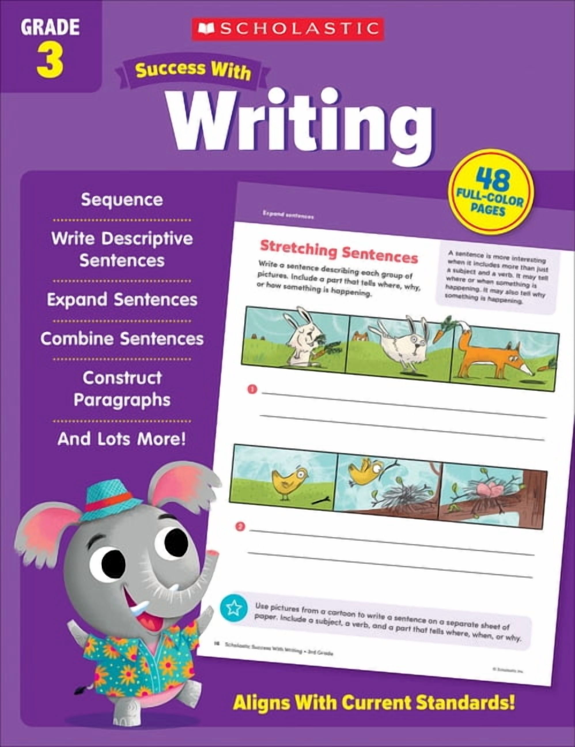 Scholastic, Workbook, Success with Writing Grade 3, 48 pages - Walmart.com