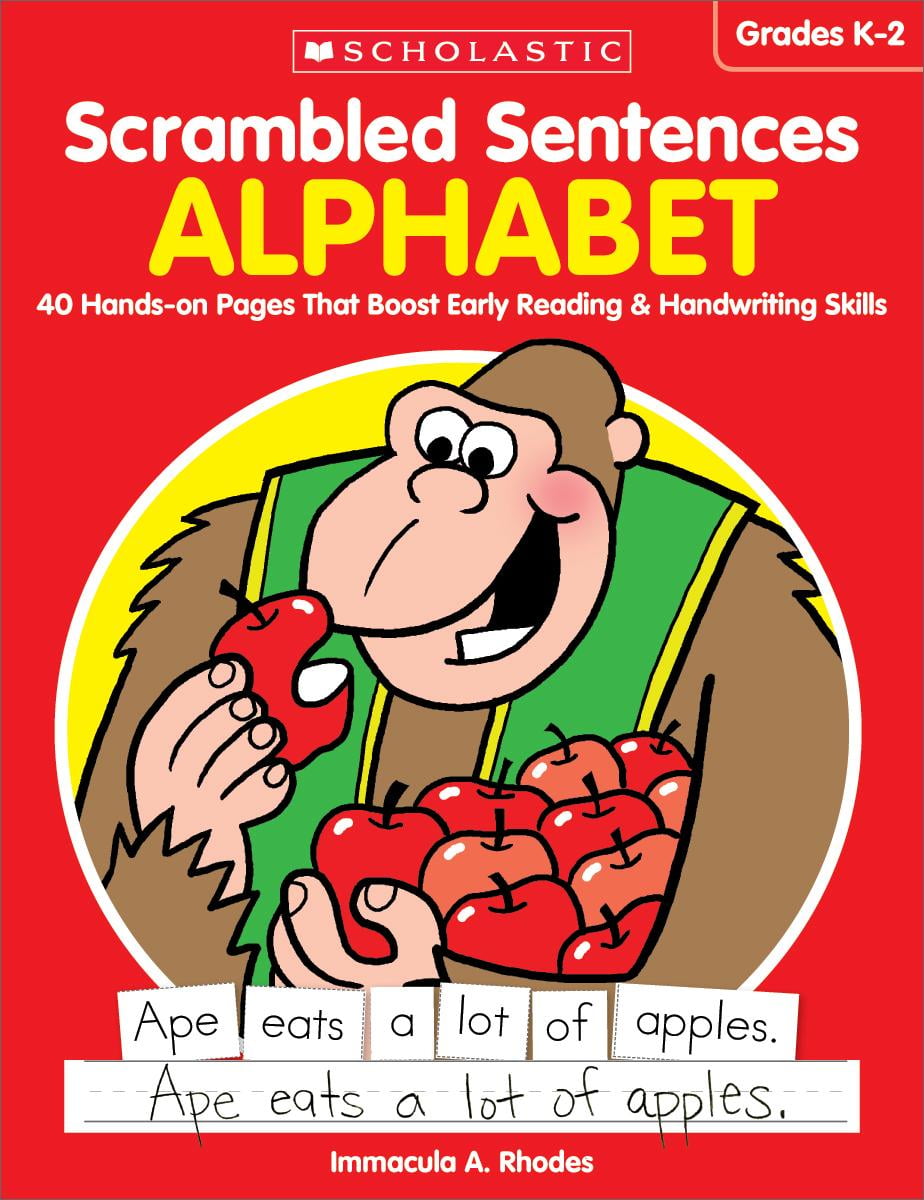 Scholastic Teacher Resources Activity Book Scrambled Sentences ...