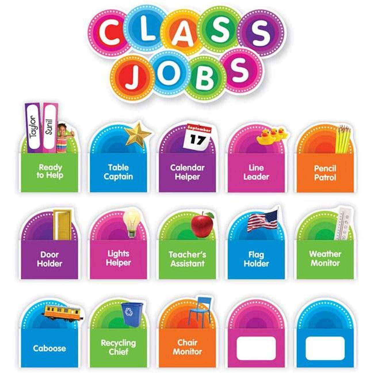 Scholastic Teaching Resources Color Your Classroom Class Jobs Bulletin ...