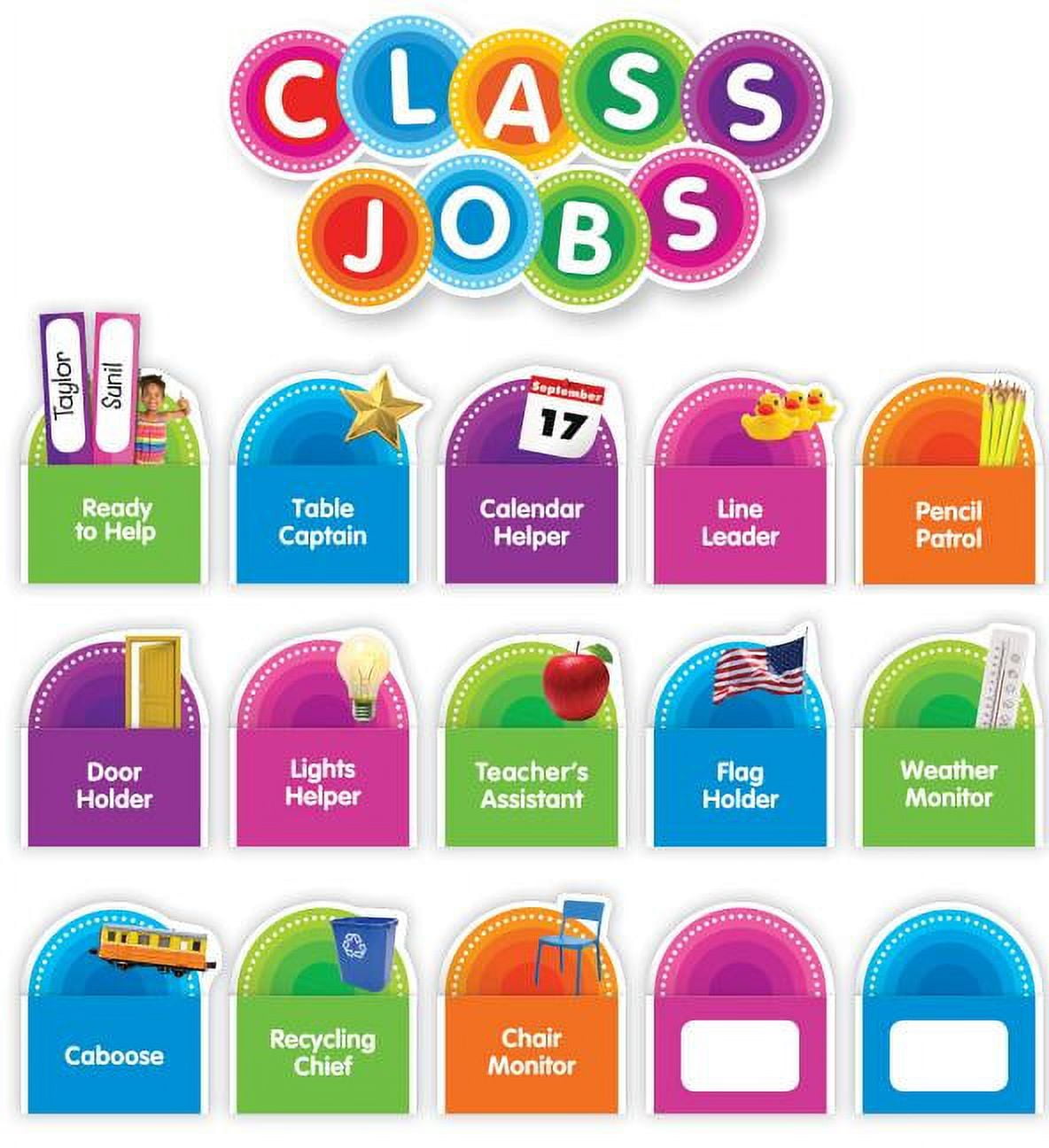 Color Your Classroom: Color Your Classroom Class Jobs Bulletin Board ...