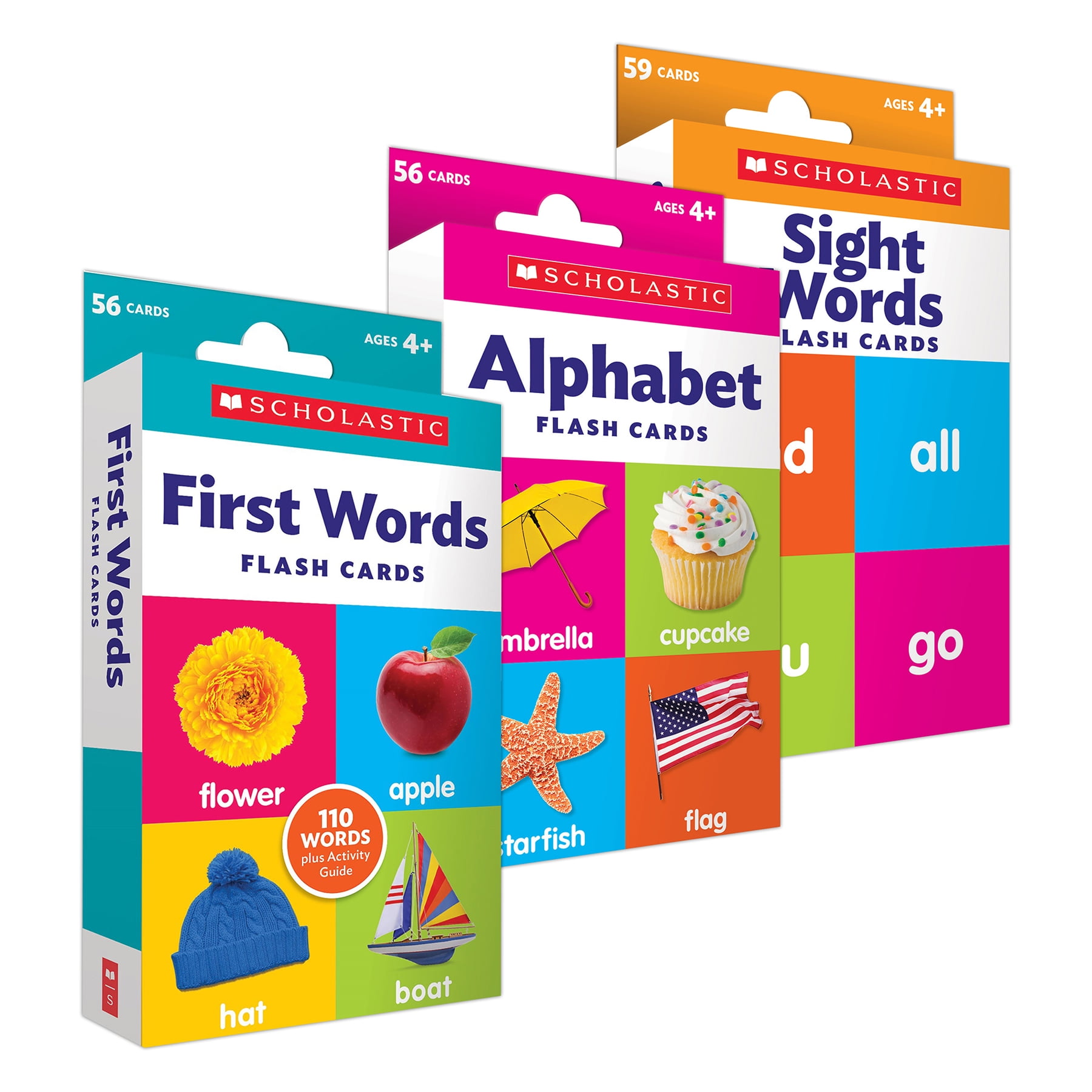 Scholastic Teaching Solutions Flash Cards: Language Set 1, 3 Sets ...