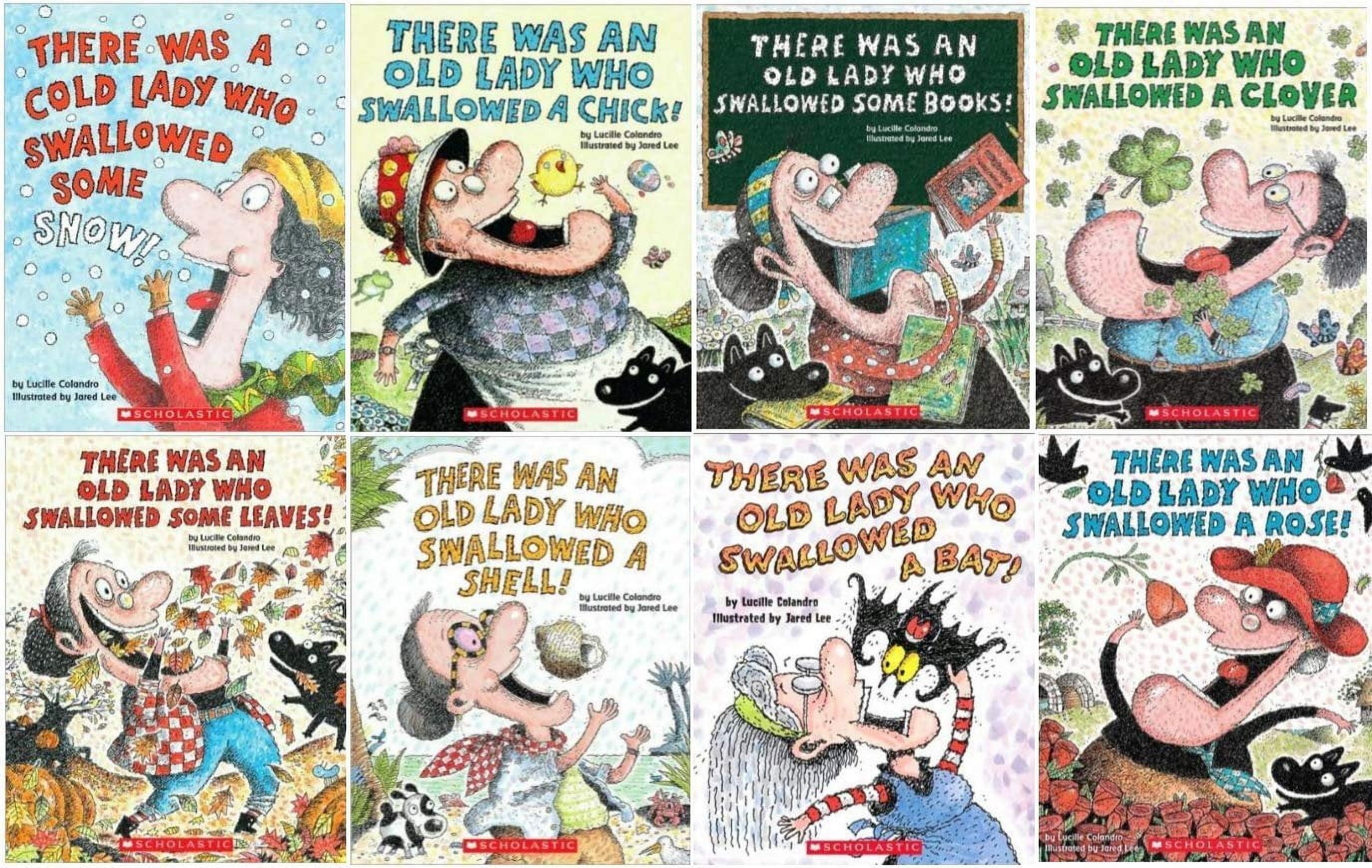 Scholastic There Was An Old Lady, Pack of 8 Books - Walmart.com