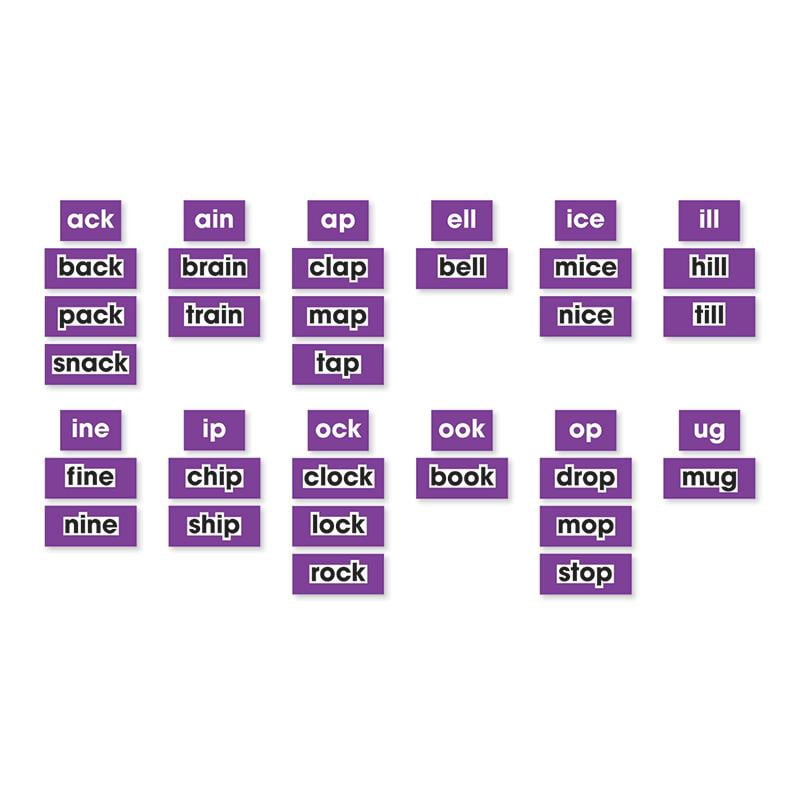 Scholastic Word Family Words Word Walls, Pack Of 250 Pieces - Walmart.com