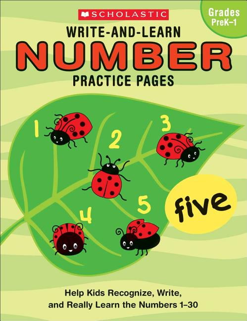 Scholastic Write-And-Learn Number Practice Pages - Walmart.com