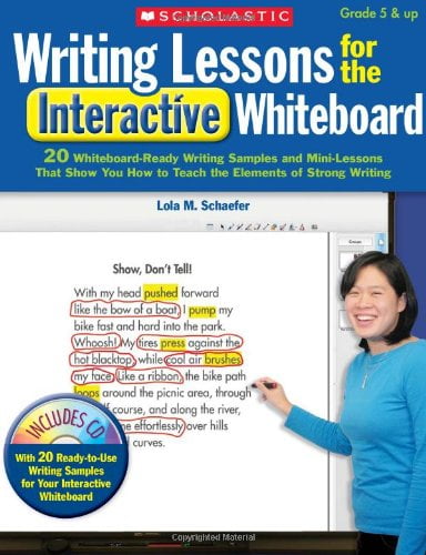Pre-Owned Writing Lessons for the Interactive Whiteboard: Grades 5 & Up ...