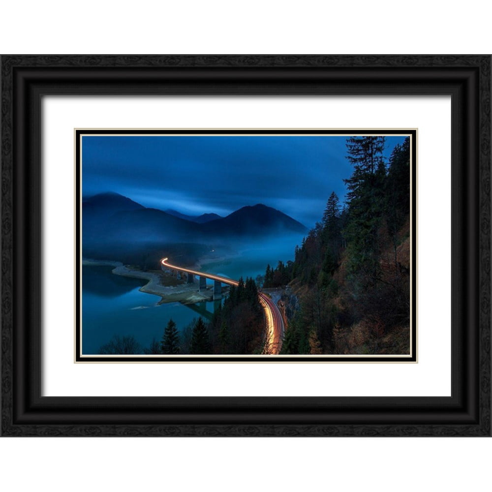 Scholz, Markus 14x11 Black Ornate Wood Framed with Double Matting ...