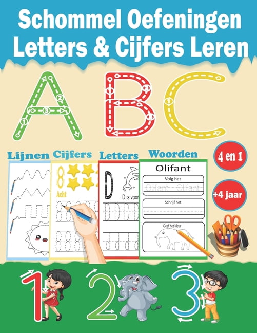 Schommel Oefeningen, Letters en Cijfers Leren Vanaf 4 Jaar: Mijn boek ...