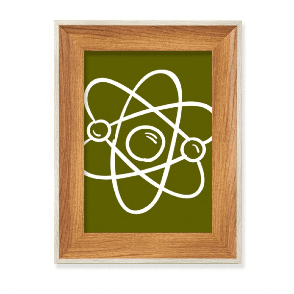 School Atoms Around Electronic Physics Desktop Wooden Photo Frame ...