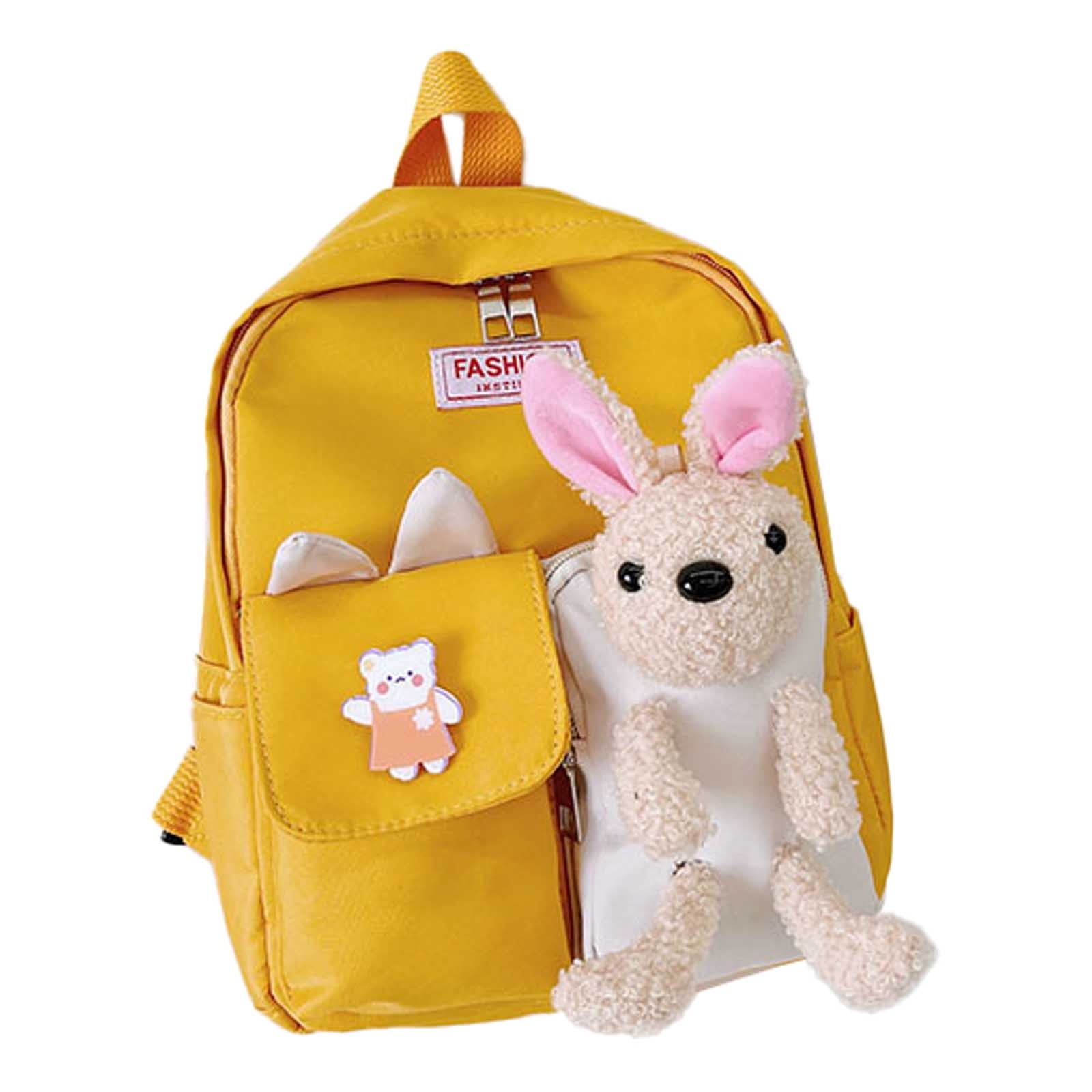 School Backpack for and 3D Plush Animals Bookbags Primary School ...