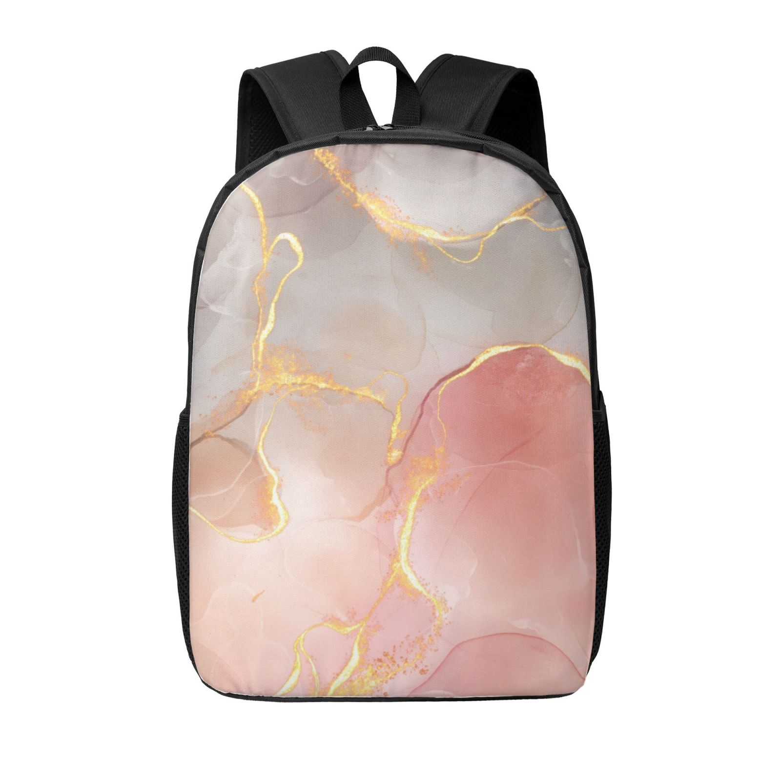 School Backpack for Women/Men - Abstract Marble Texture Lightweight ...