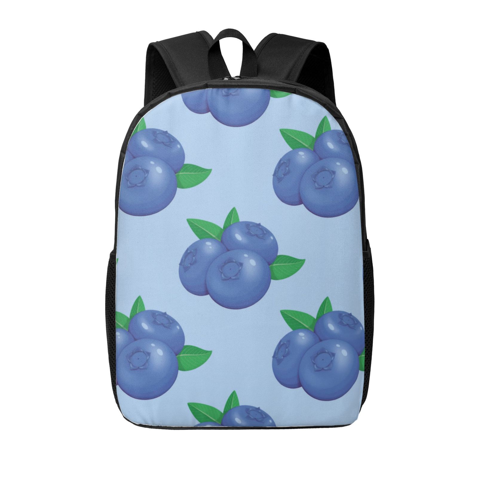 School Backpack for Women/Men - Blueberry Print blue Lightweight Travel ...