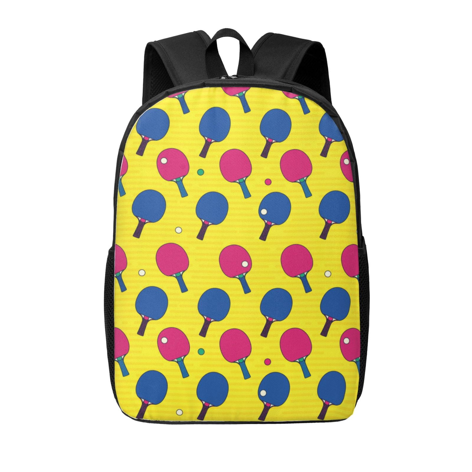 School Backpack for Women/Men - Colorful Ping Pong Lightweight Travel ...