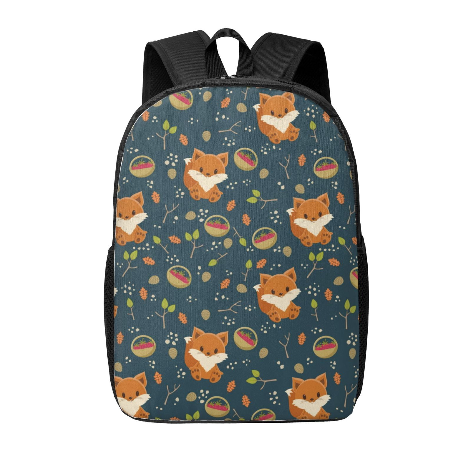 School Backpack for Women/Men - Cute plant fox Lightweight Travel Bag School Back Pack Laptop ...