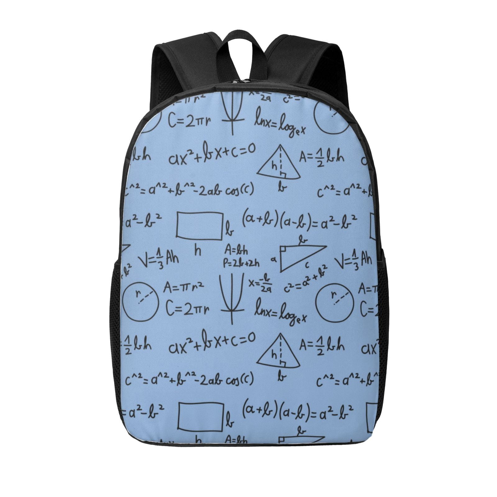 School Backpack for Women/Men - Math Print design Lightweight Travel ...