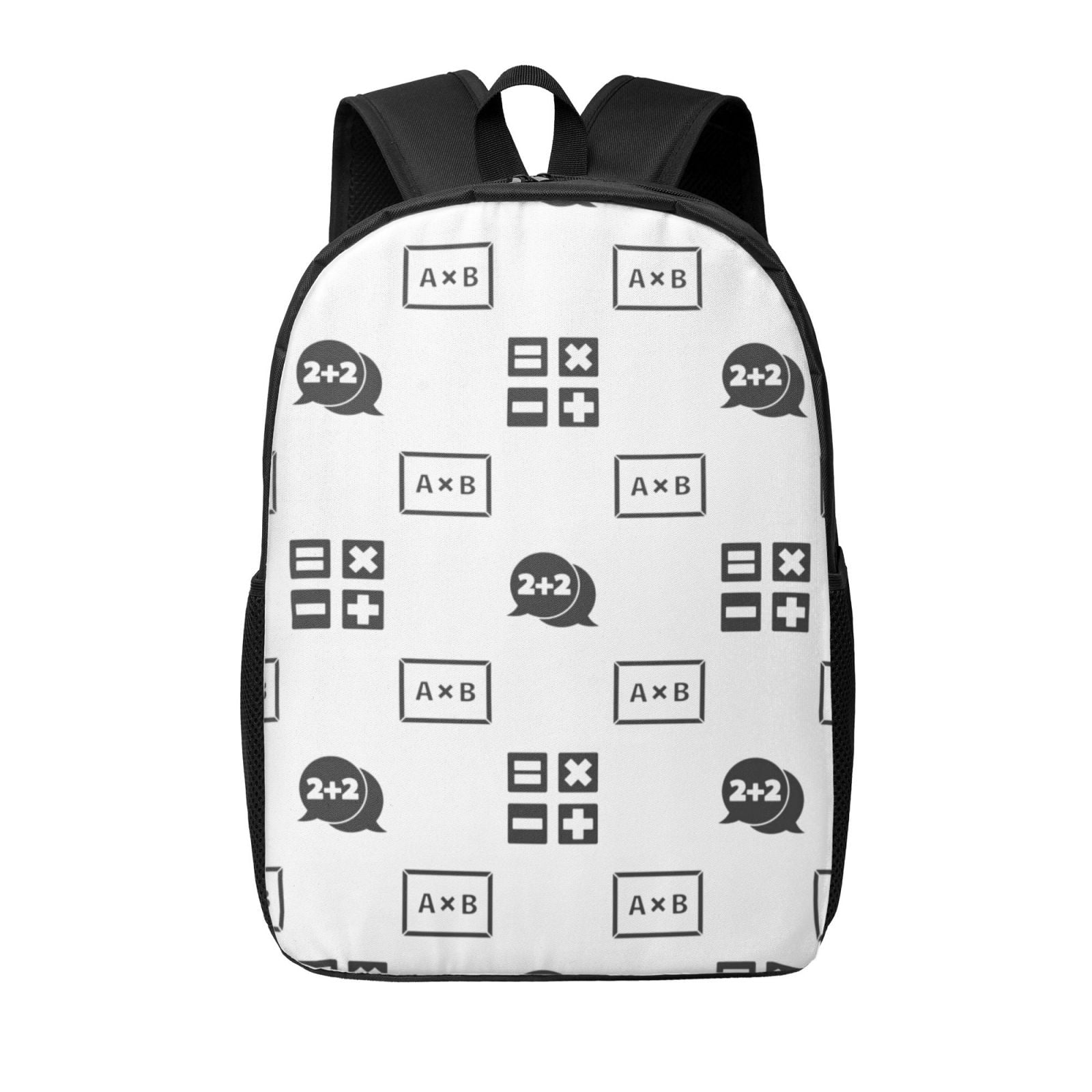 School Backpack for Women/Men - Math algorithm Print Lightweight Travel ...