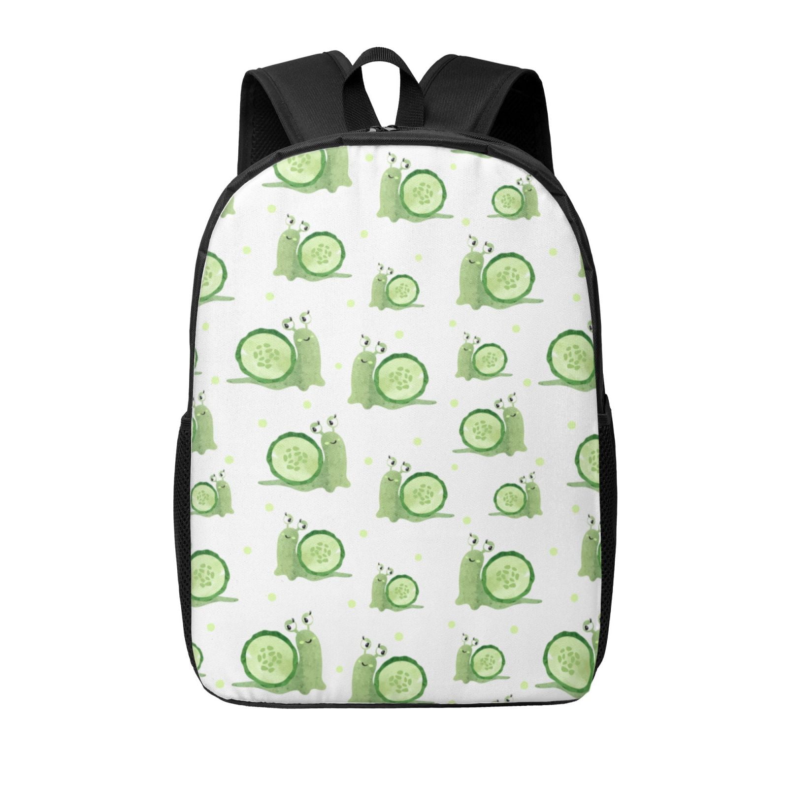 School Backpack for Women/Men - Snails cucumber slices Lightweight ...