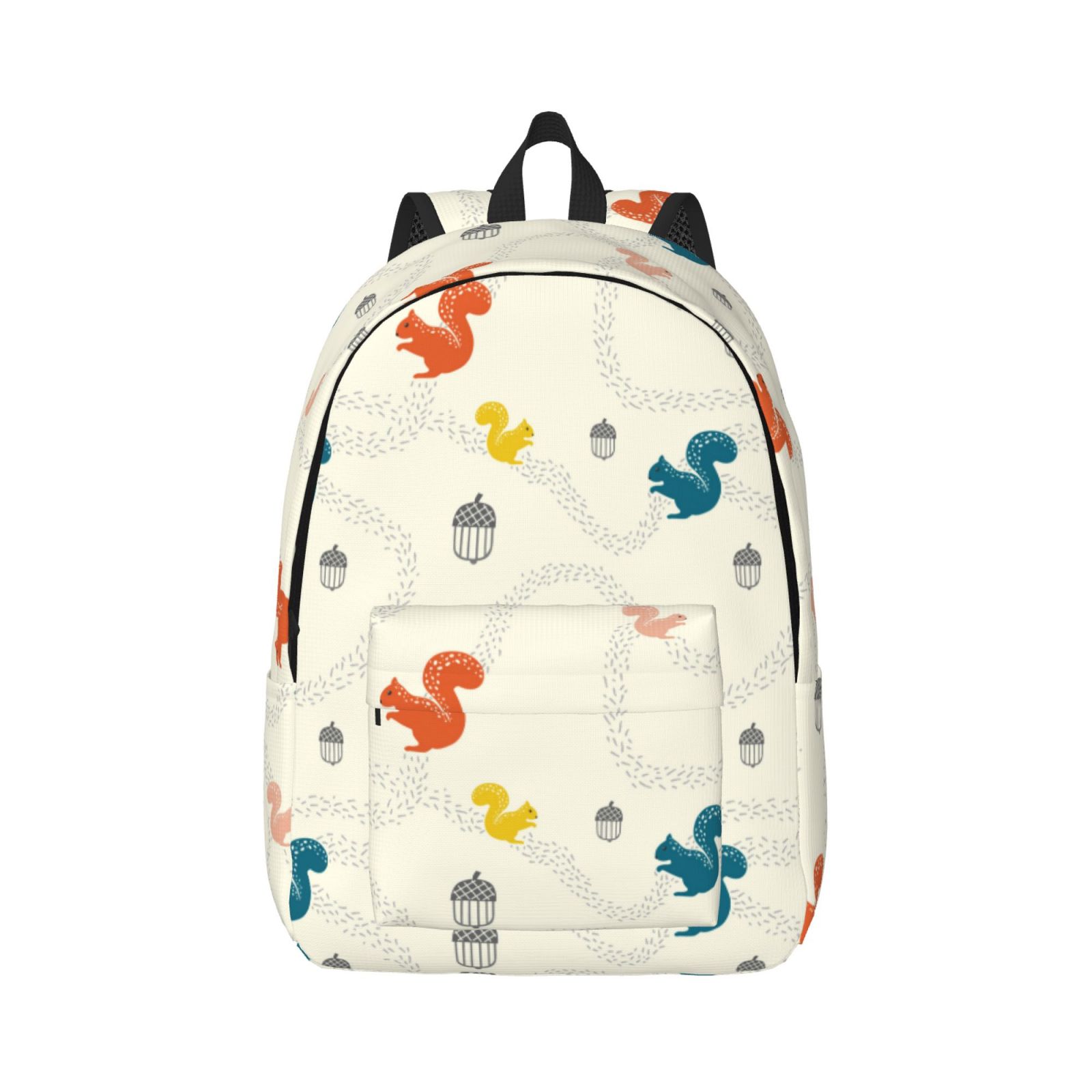 School Backpack for Women/Men - colorful Squirrel Nuts Lightweight ...