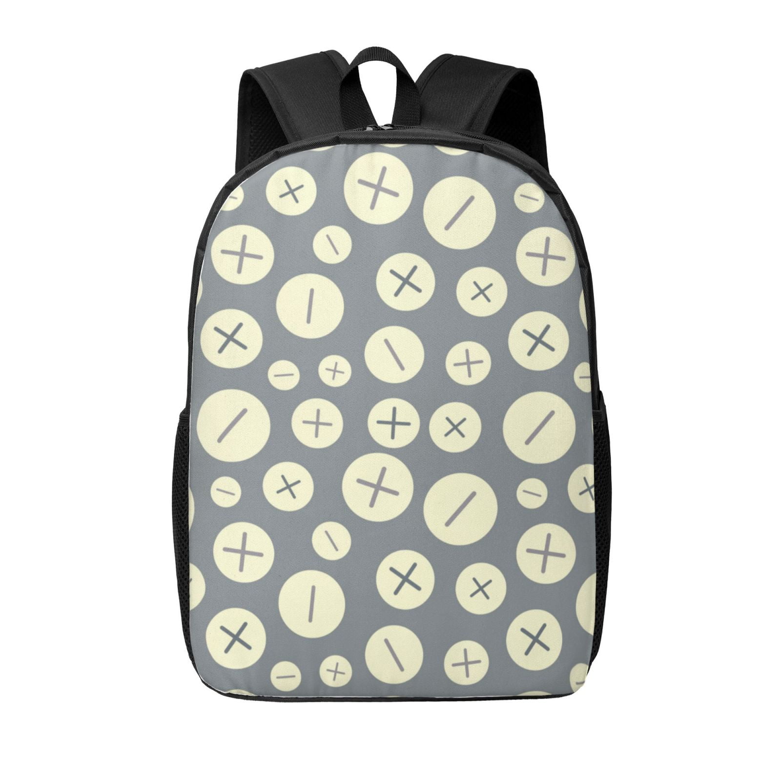 School Backpack for Women/Men - comical Math Symbol Print Lightweight ...