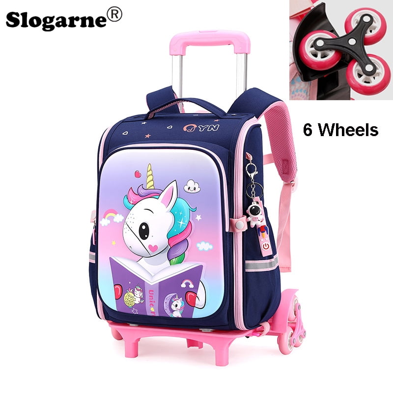 School Bags Rolling Backpack Bags School Trolley Bag Wheeled Backpacks ...