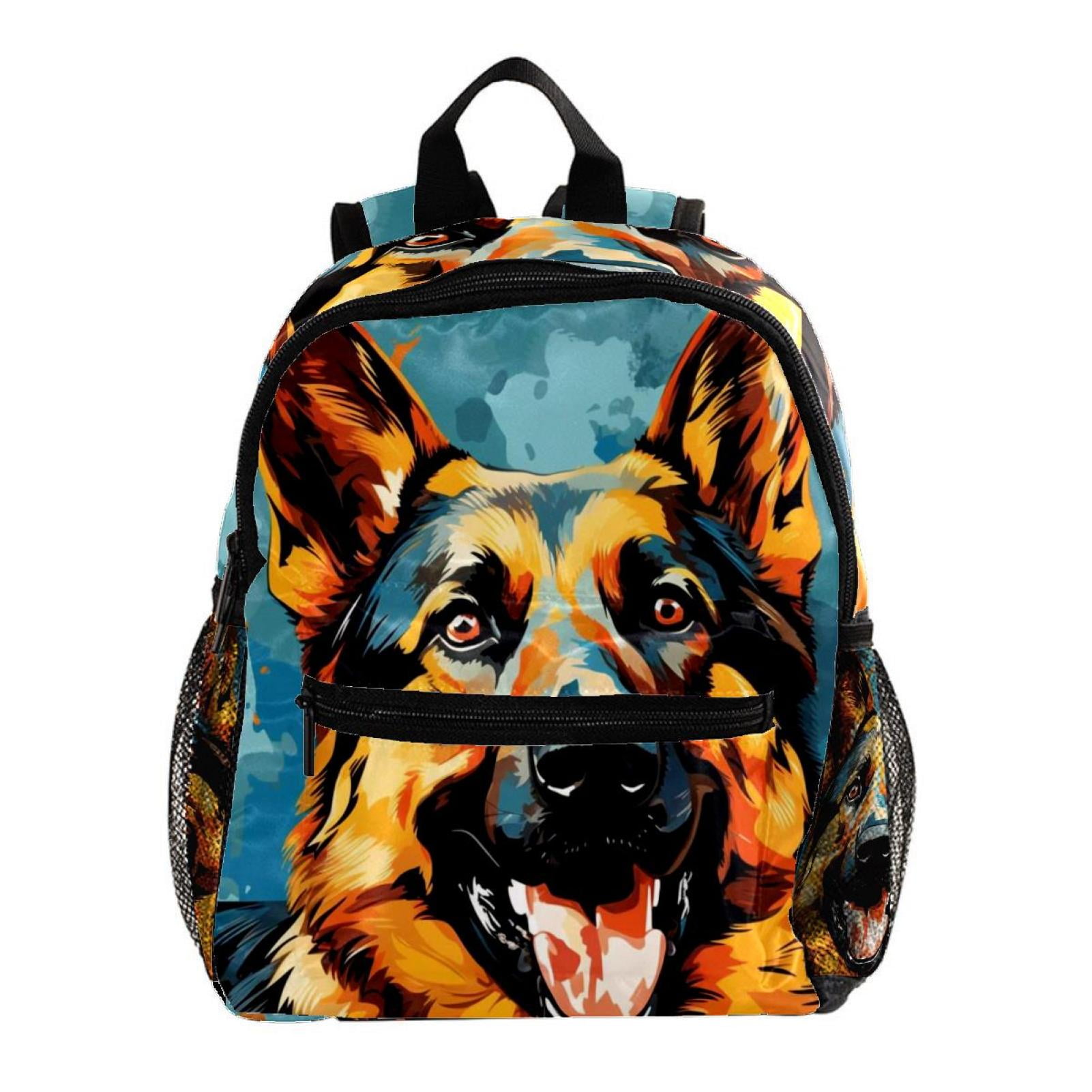 School Bags, Shepherd Dog Backpacks for Girls/Boys Light Bags ...