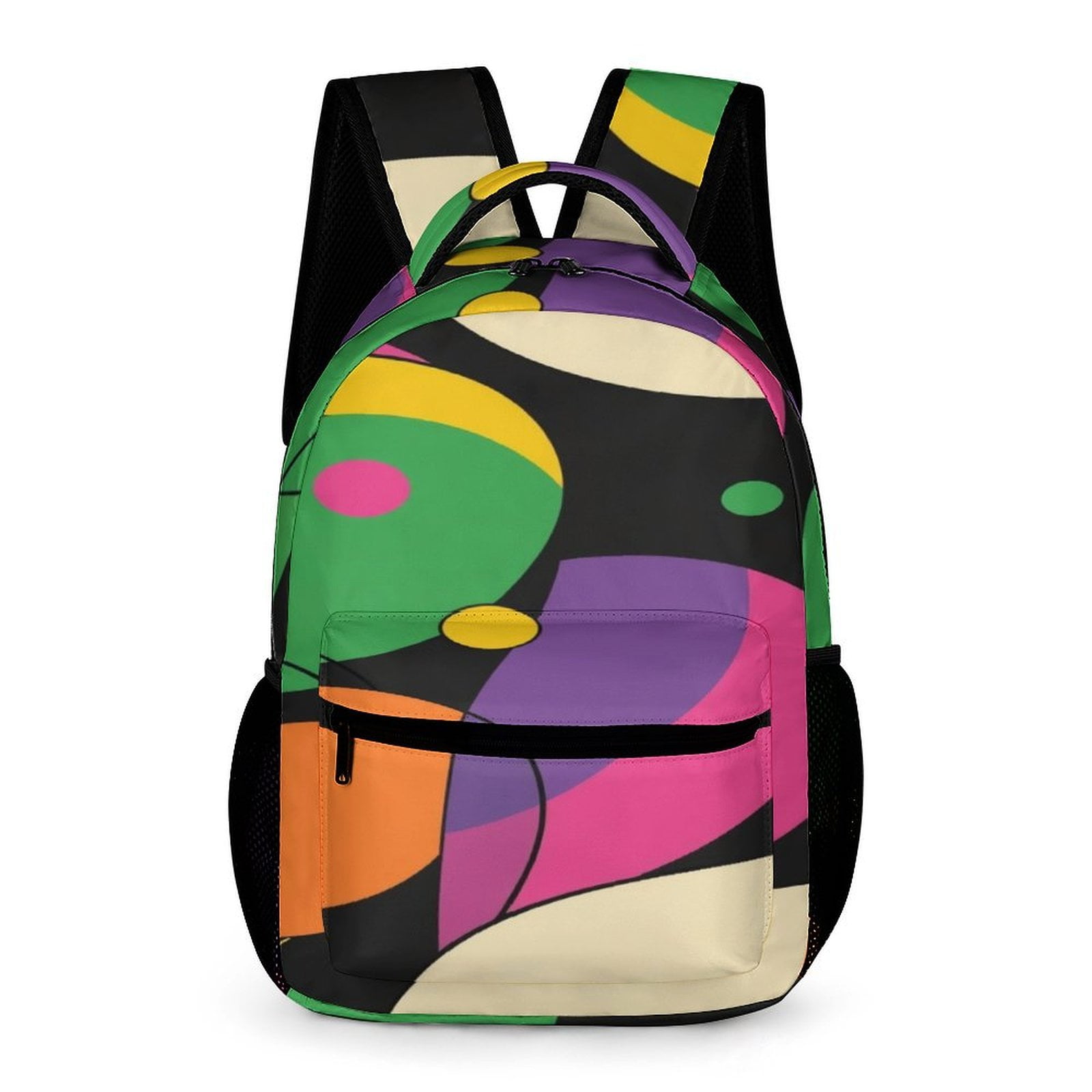 School Bags for Teenage Waterproof High School Backpack Women Abstract ...