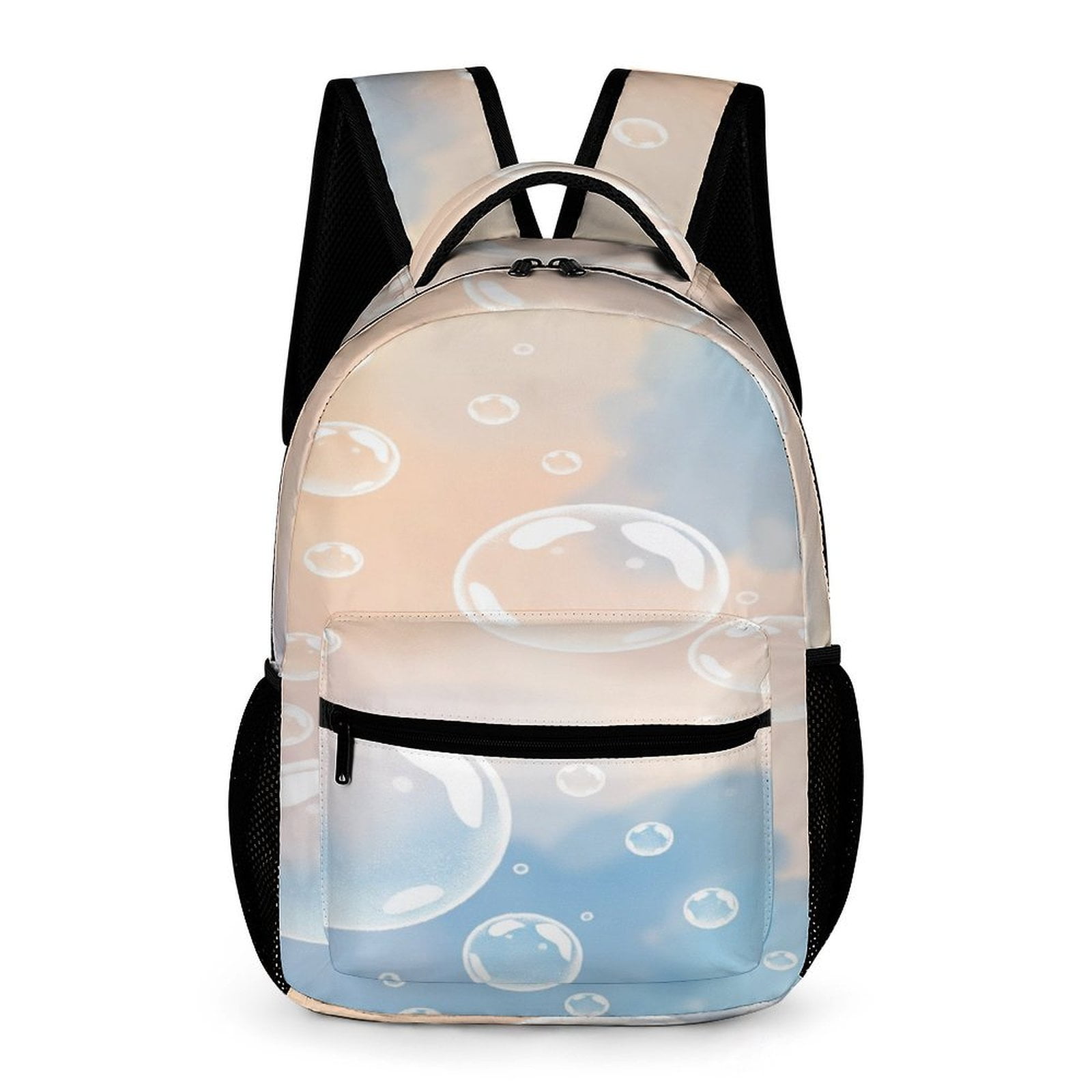 School Bags for Teenage Waterproof High School Backpack Women Bubbles ...