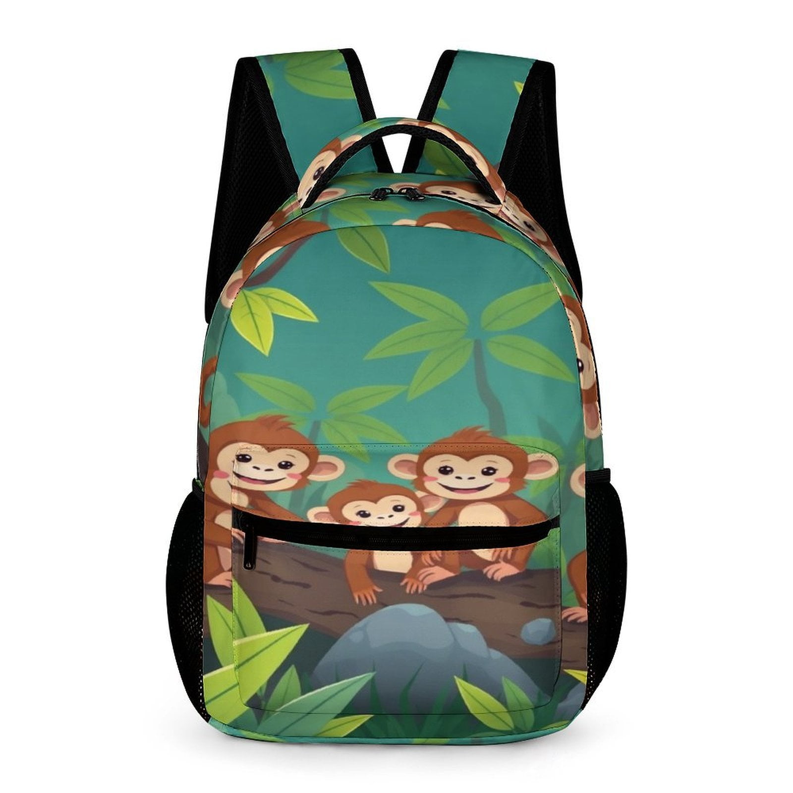 School Bags for Teenage Waterproof High School Backpack Women Monkey ...