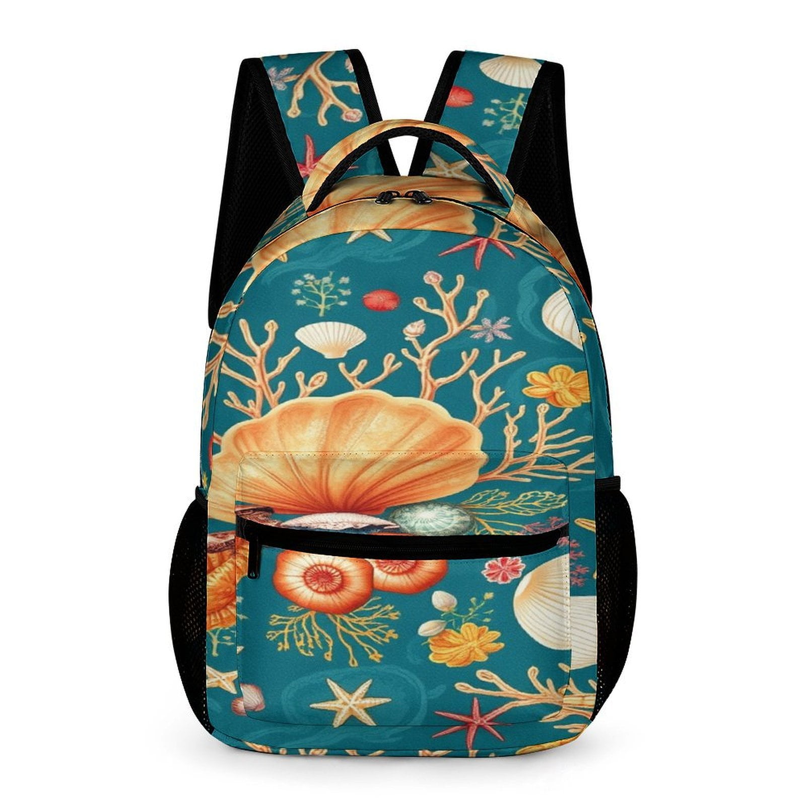 School Bags for Teenage Waterproof High School Backpack Women Ocean ...