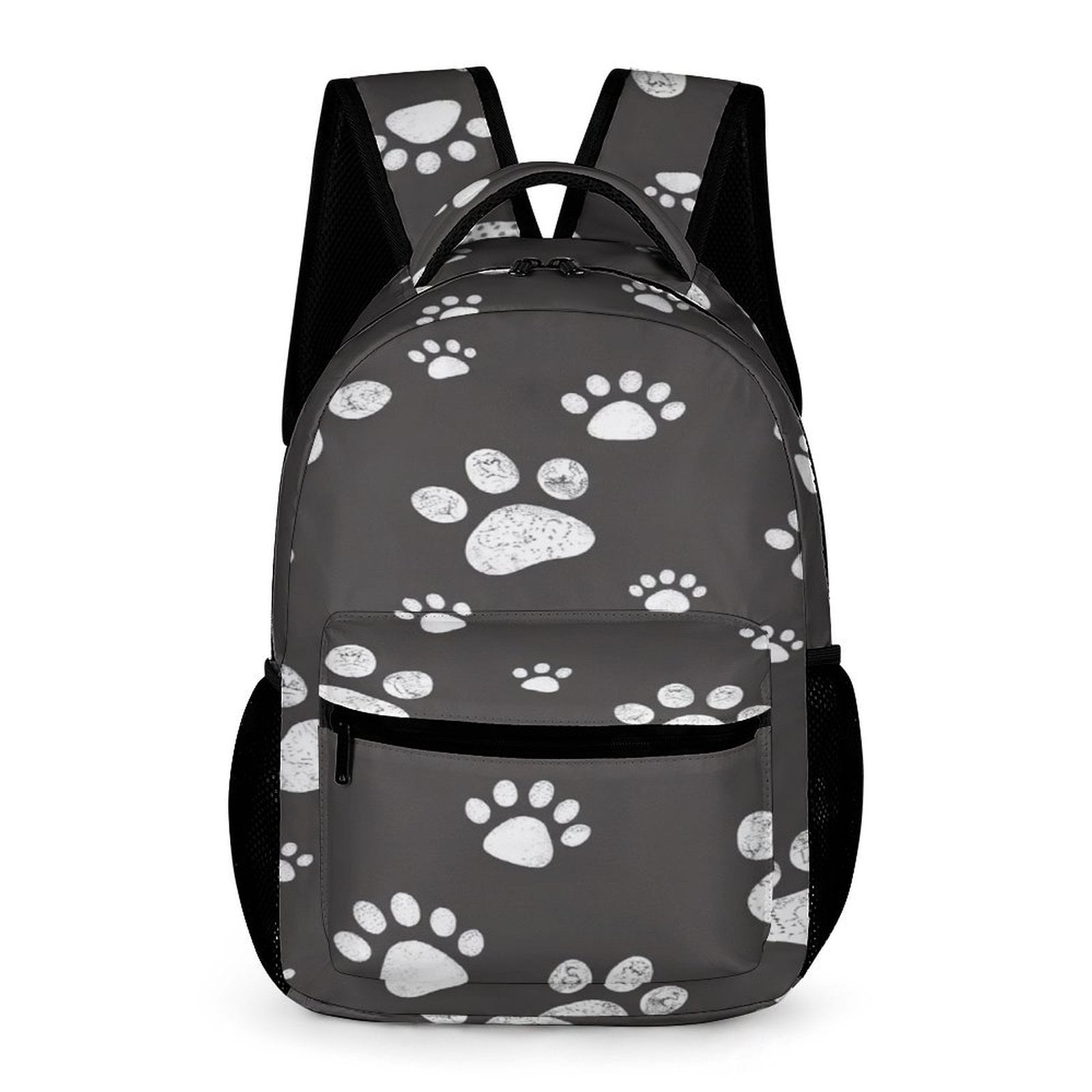 School Bags for Teenage Waterproof High School Backpack Women Paw Print ...