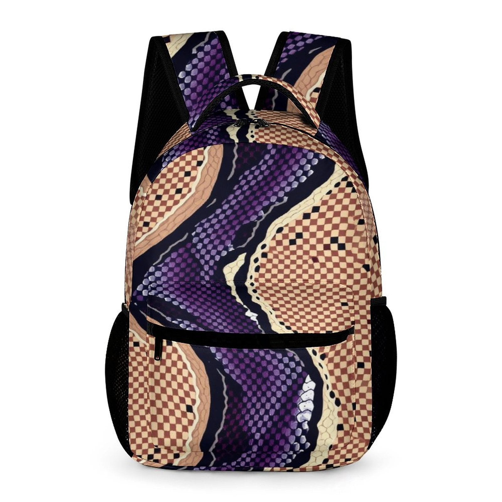 School Bags for Teenage Waterproof High School Backpack Women Purple ...