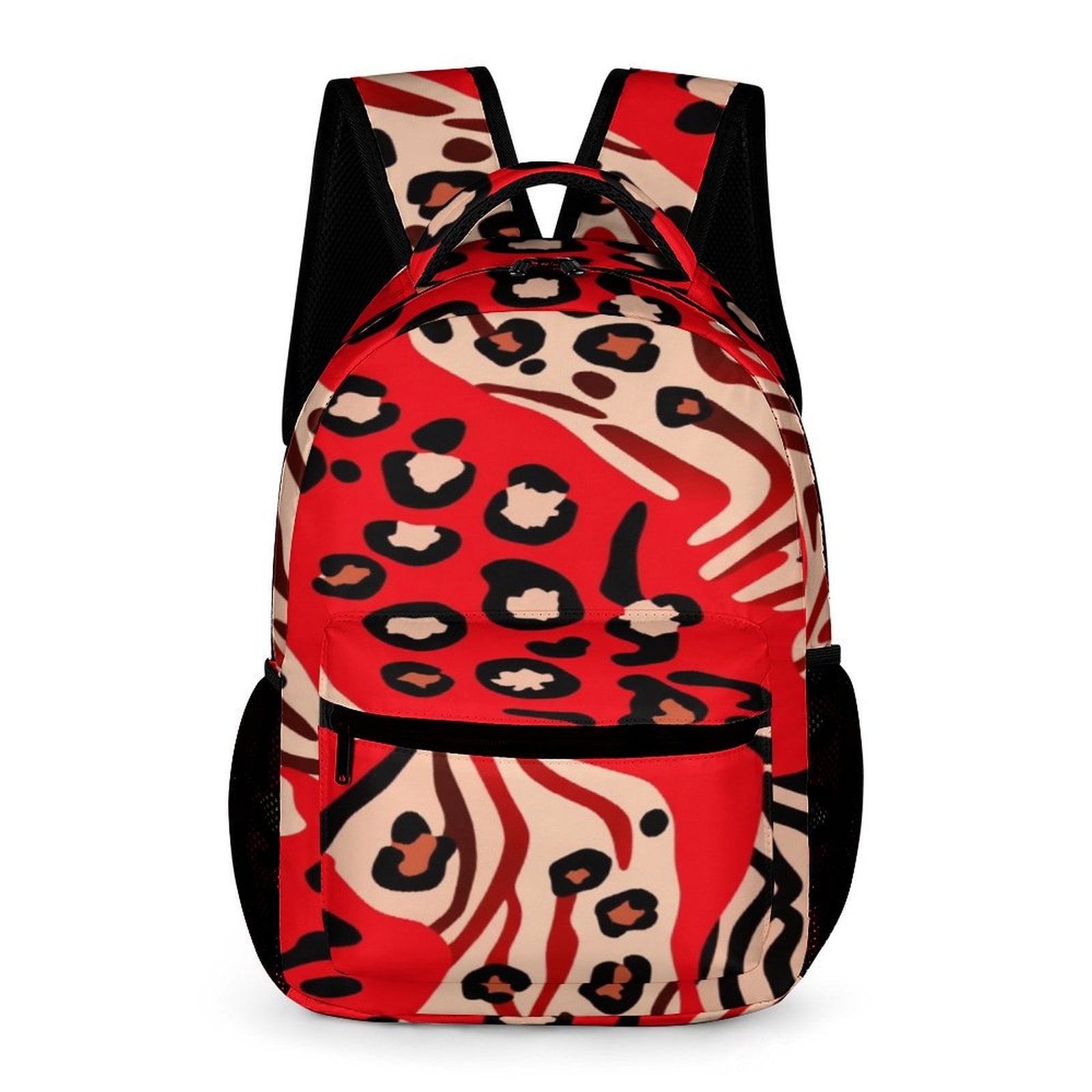 School Bags for Teenage Waterproof High School Backpack Women Red ...