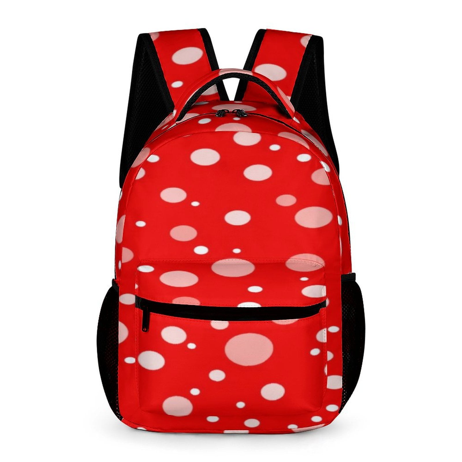 School Bags for Teenage Waterproof High School Backpack Women Red Polka ...