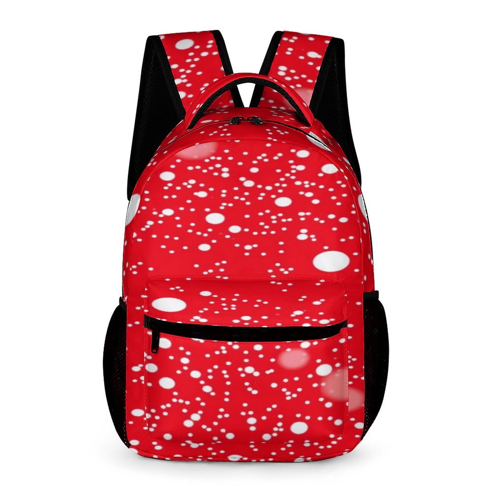 School Bags for Teenage Waterproof High School Backpack Women Red White ...