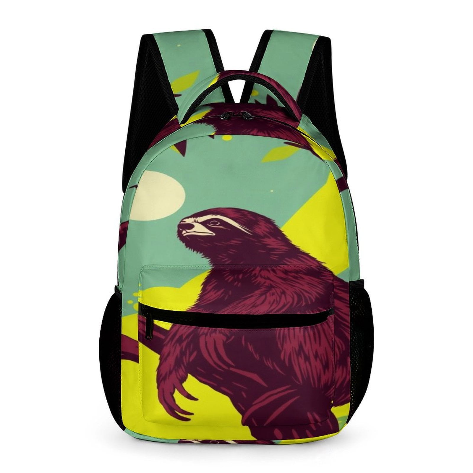 School Bags for Teenage Waterproof High School Backpack Women Sloth ...