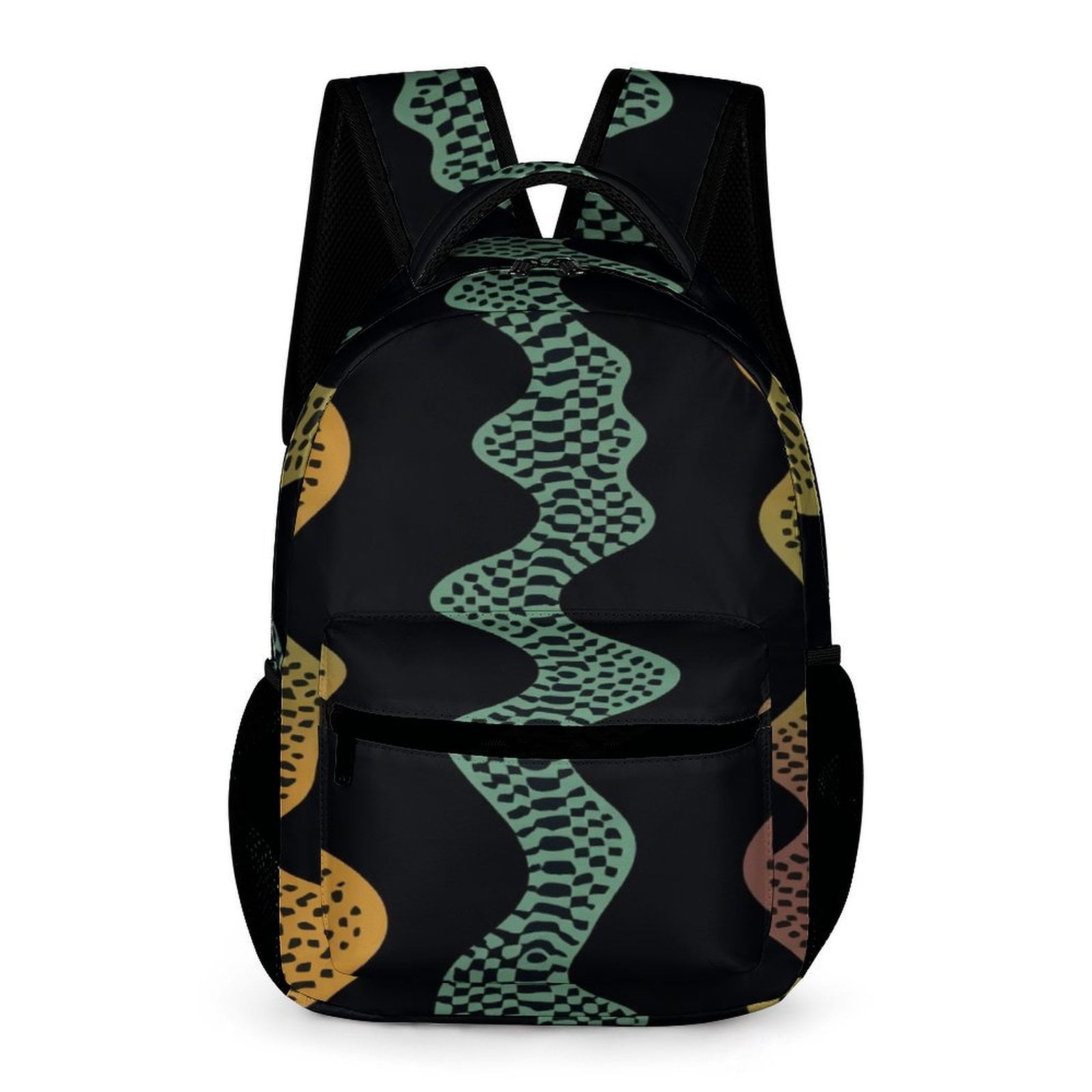 School Bags for Teenage Waterproof High School Backpack Women Wavy ...