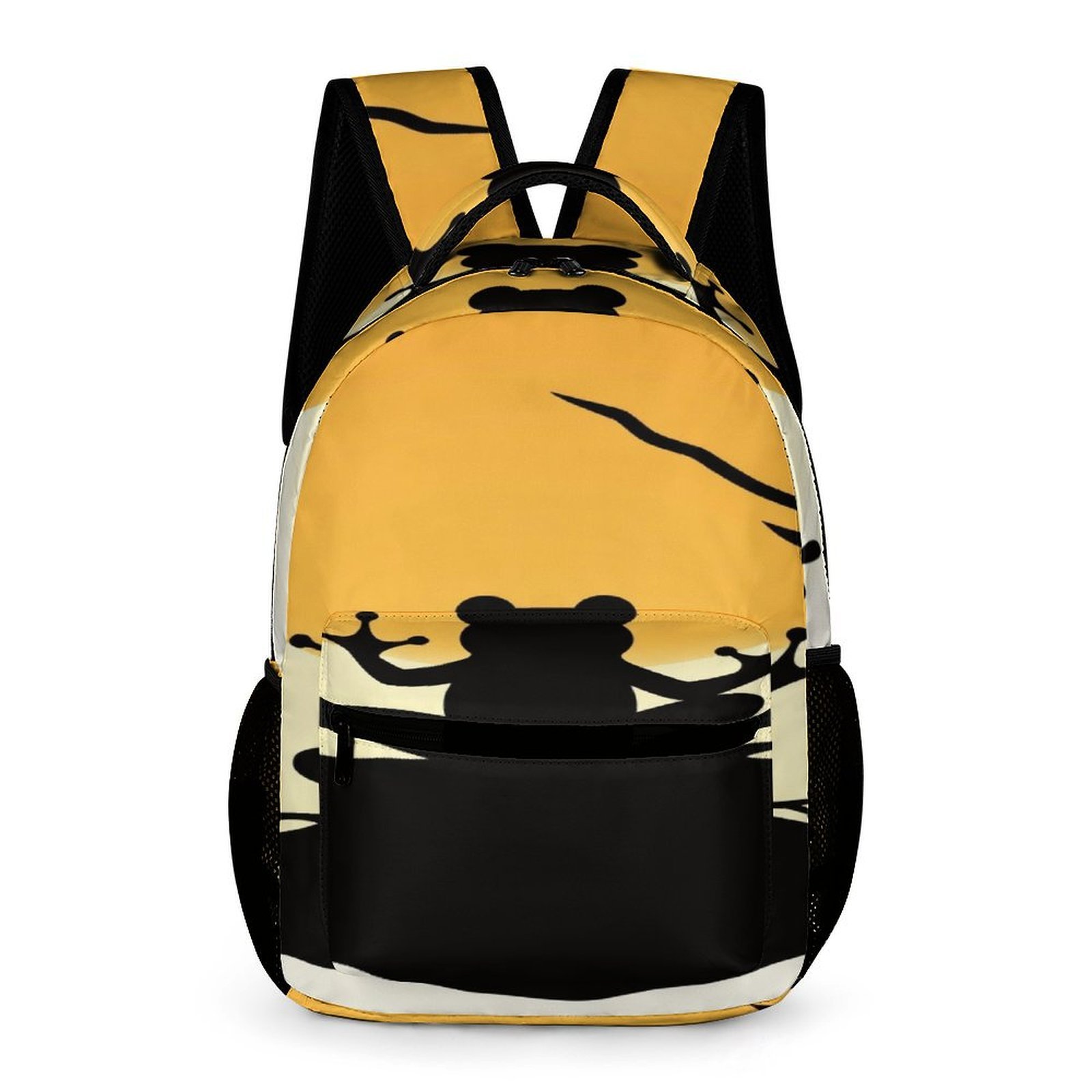 School Bags for Teenage Waterproof High School Backpack Women Zen Frog ...